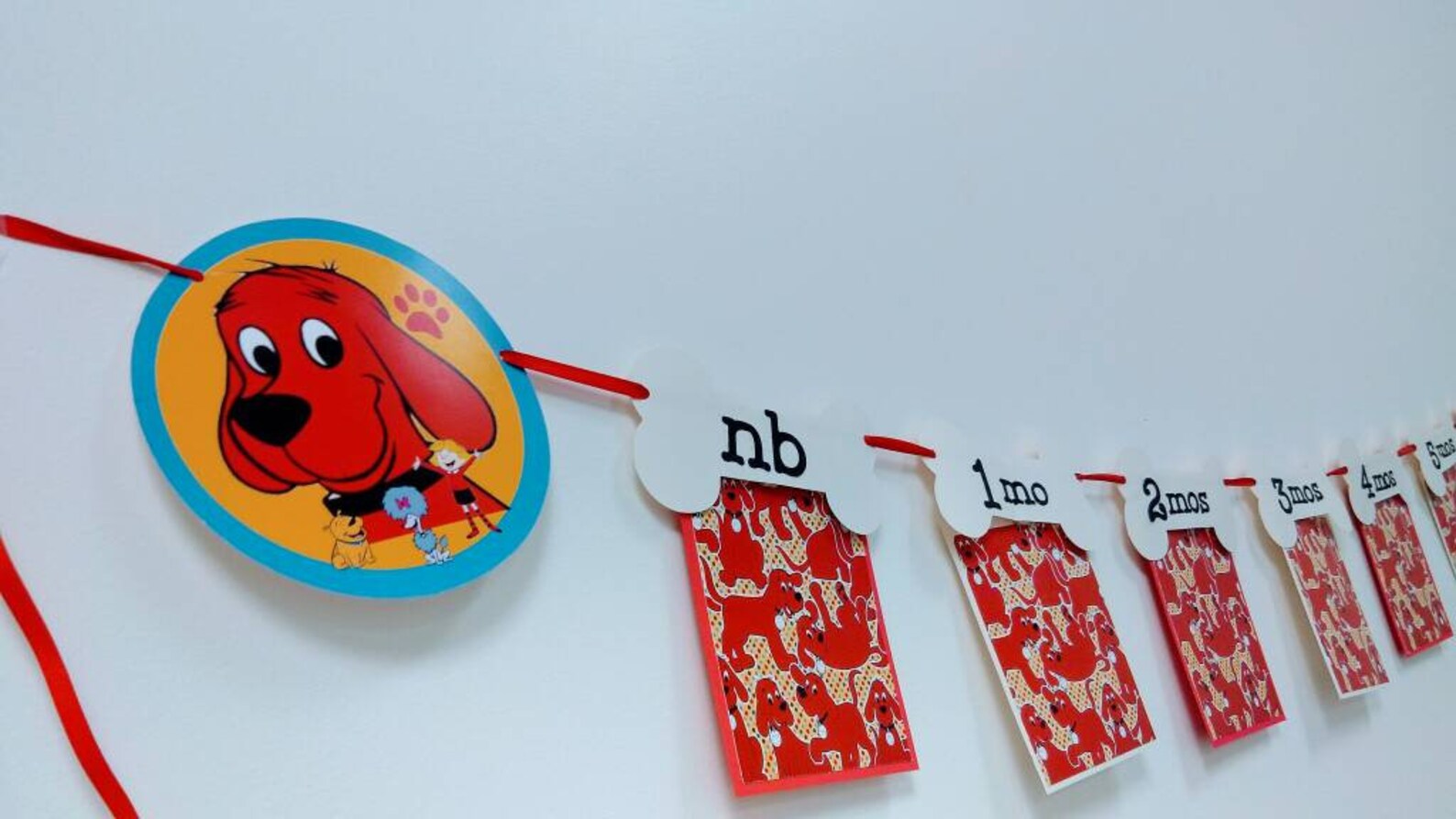 Clifford the Big Red Dog Birthday Sign Clifford Birthday | Etsy