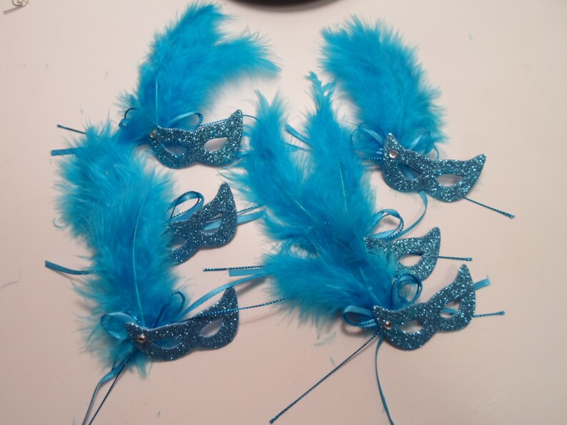 Turquoise Blue Mask Foam Mask Masquerade Masks 12 - Etsy
