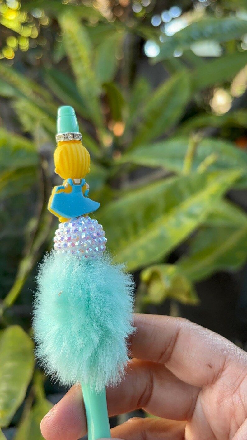 Cinderella Beaded Pen | Handmade Princess Autograph Pen With Refill - Etsy
