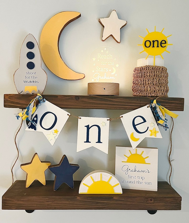 Moon Wood Sign - Etsy