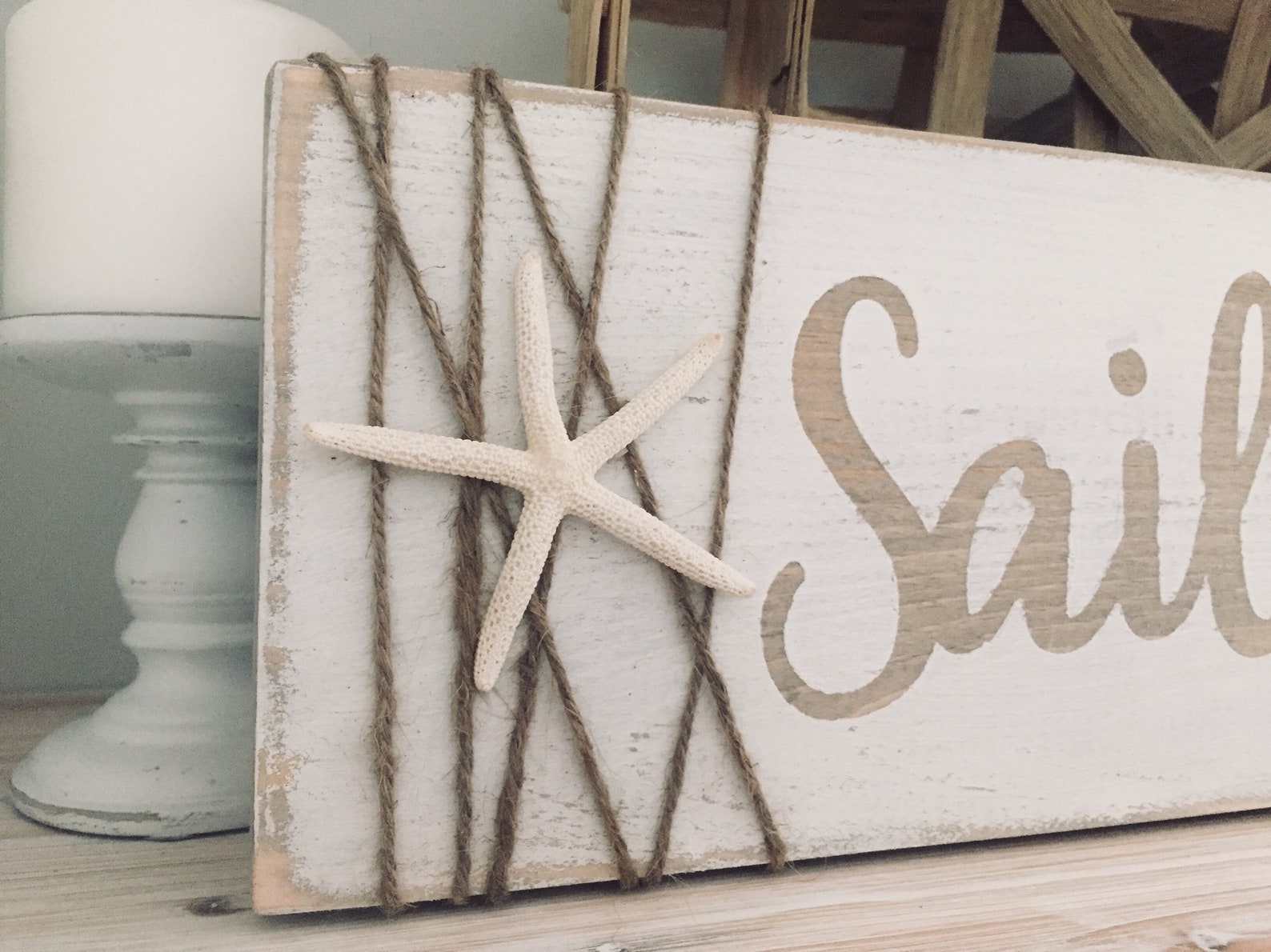 Sail Away With Me Nautical Wood Sign | Etsy