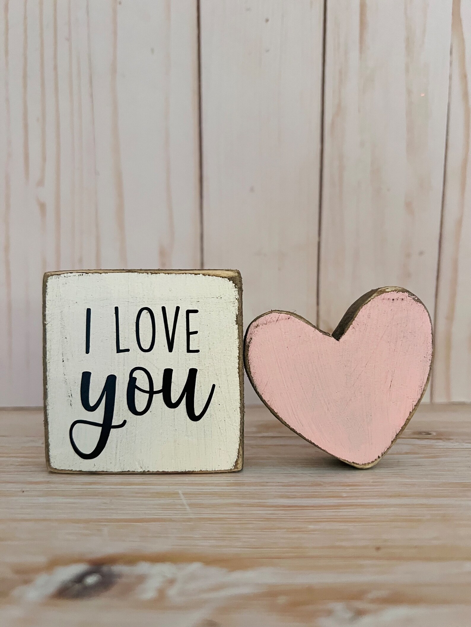 I Love You Mini Sign Set, a Little Box of Pick Me Ups - Etsy