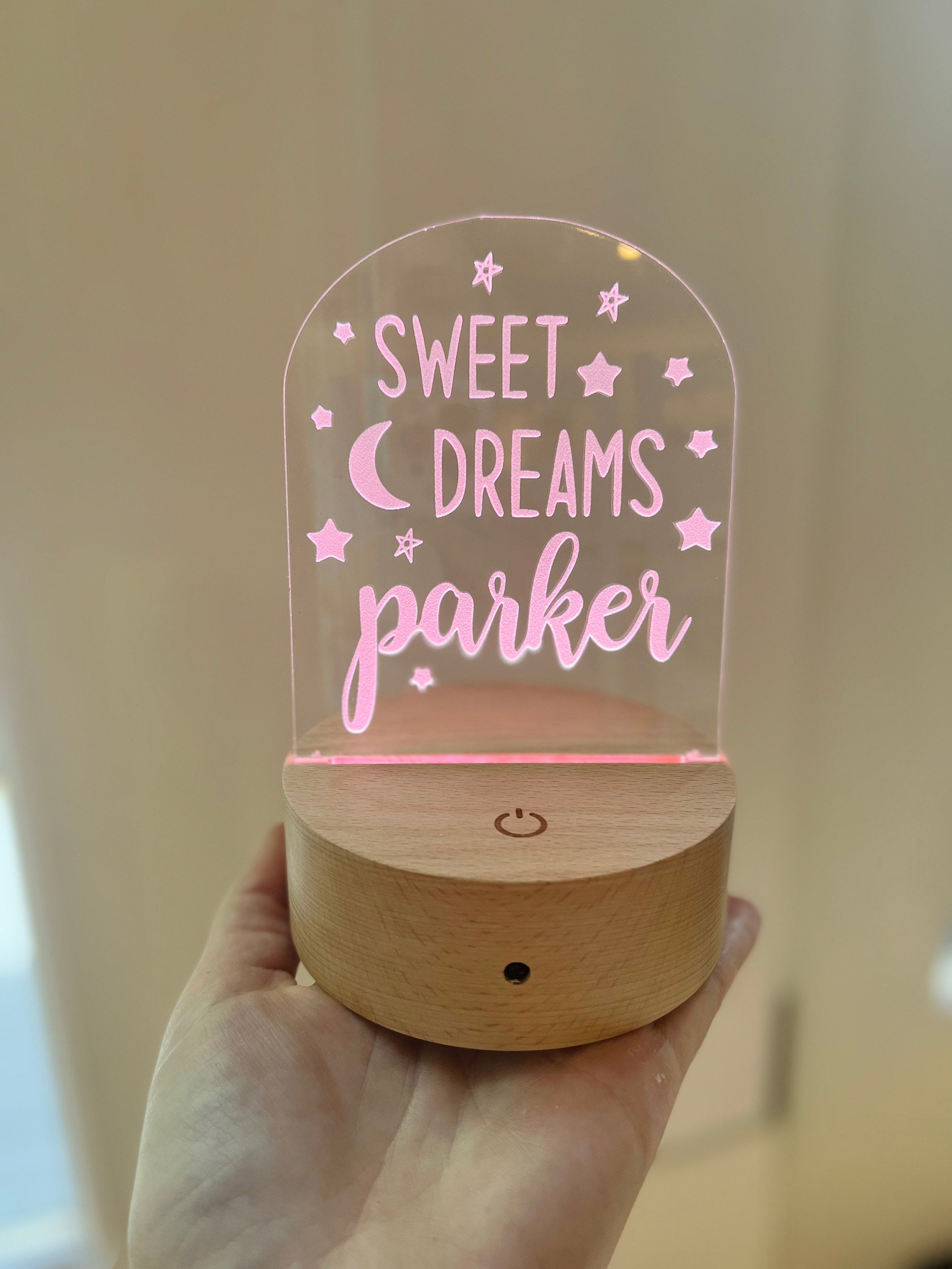 Customized LED Acrylic Night Light Light up Sign - Etsy