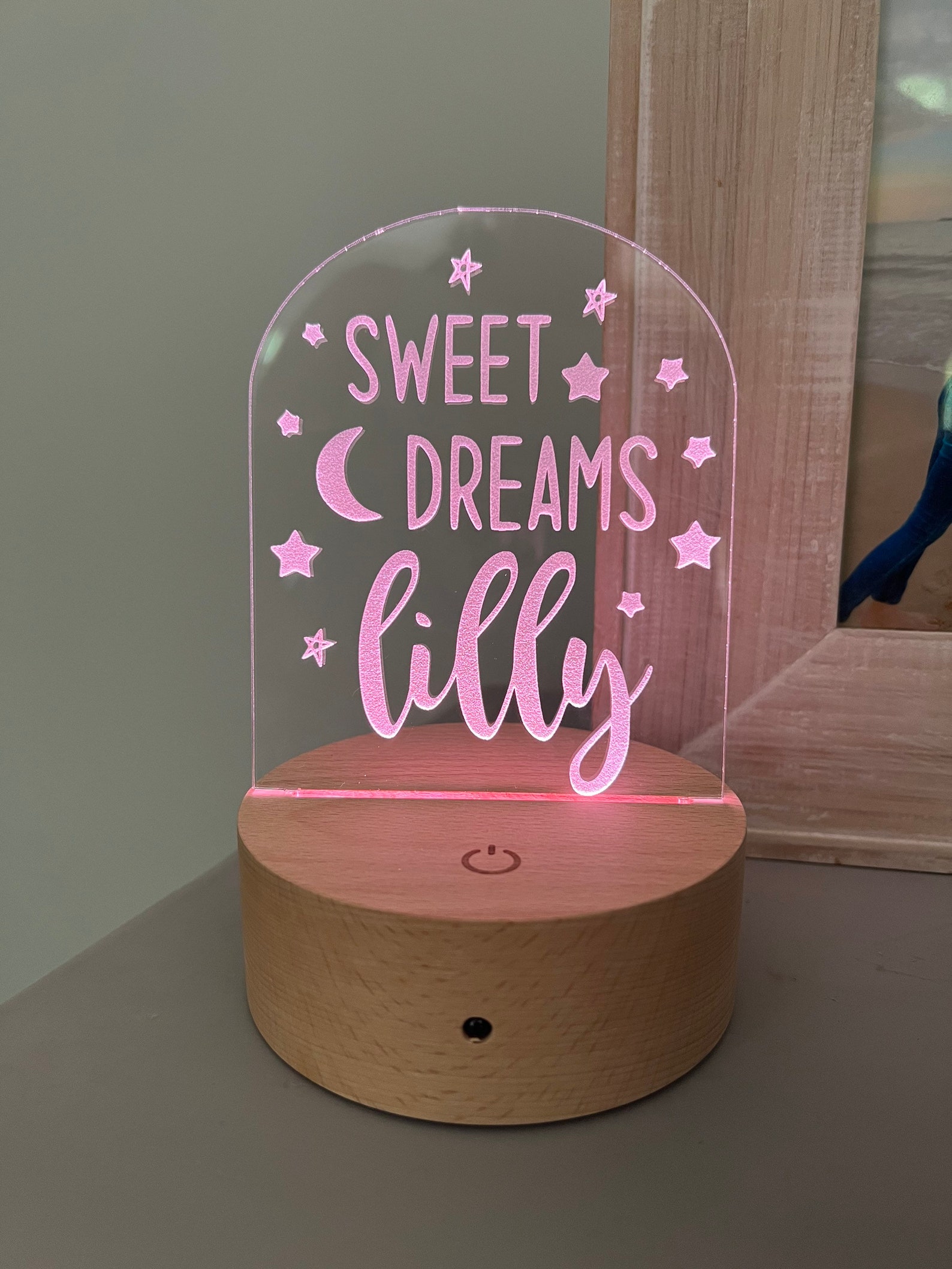 Customized LED Acrylic Night Light Light up Sign - Etsy