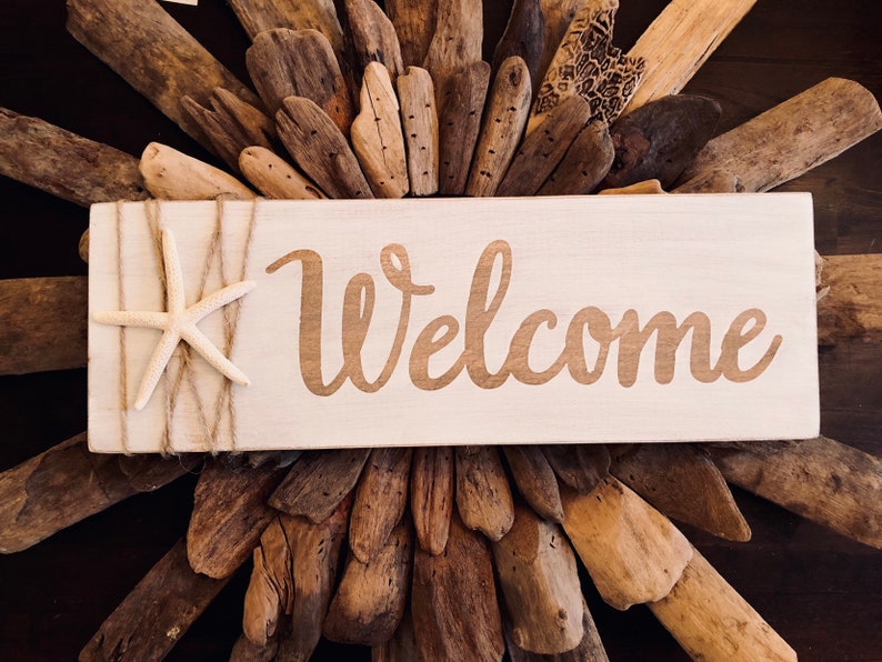 Welcome Wood Sign - Etsy