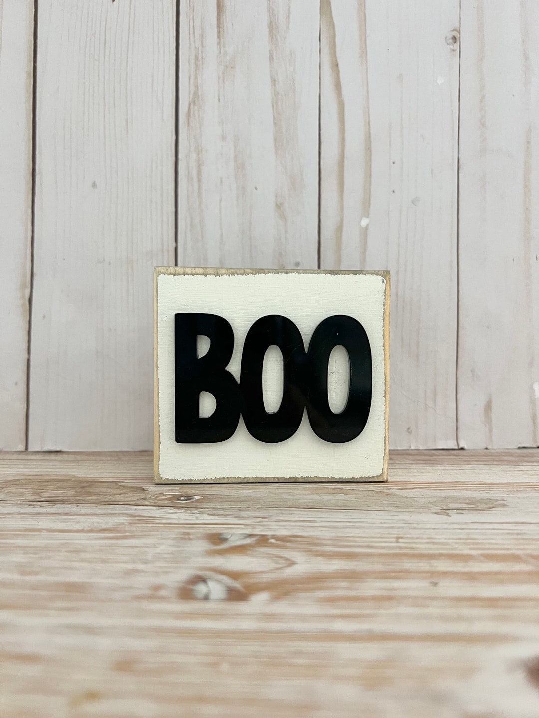 Boo Sign Halloween Decor - Etsy