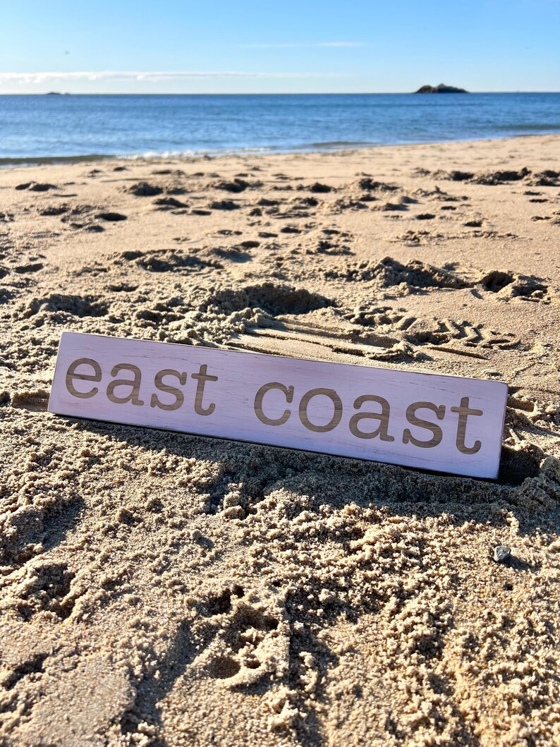 East Coast West Coast Wood Sign - Etsy