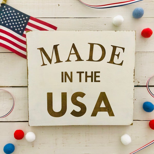 Made in Usa Signs - Etsy