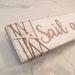 Sail Away With Me Nautical Wood Sign - Etsy