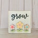Grow Spring Flower Sign - Etsy
