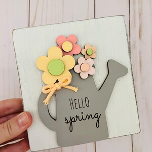 Hello Spring Watering Can Sign - Etsy