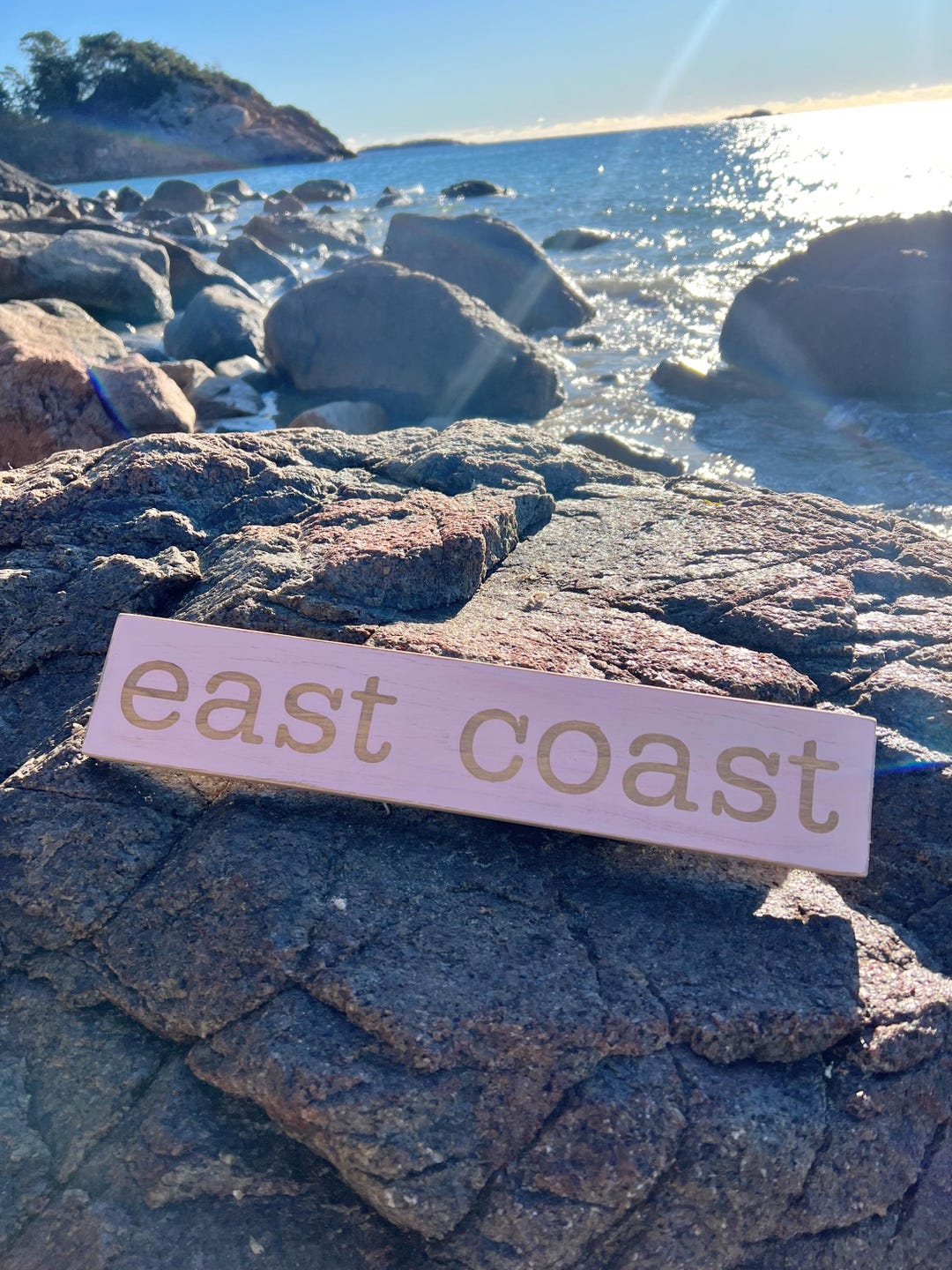 East Coast West Coast Wood Sign - Etsy