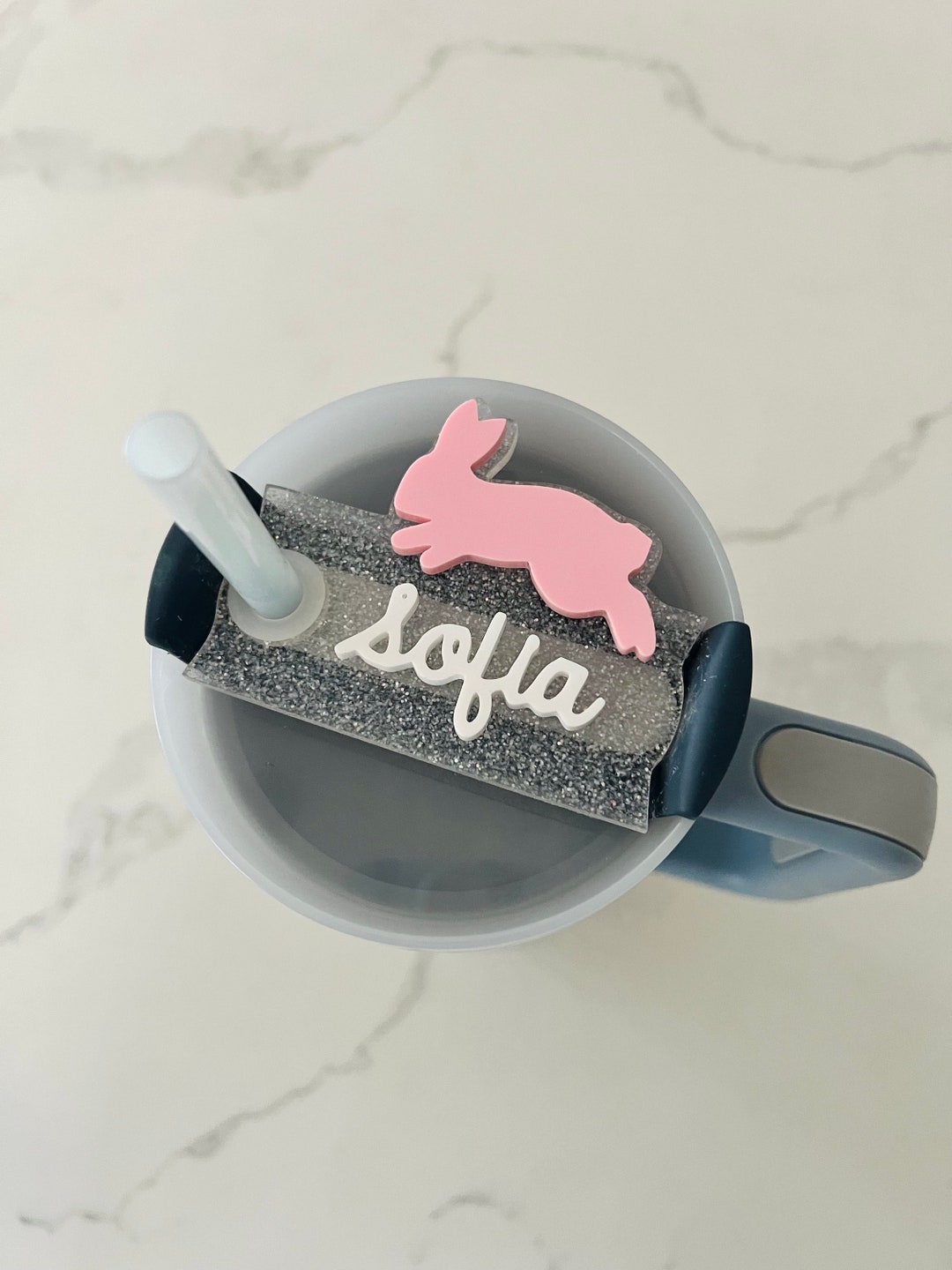 20oz 30oz 40oz Leaping Bunny Stanley Tumbler Name Plate, Name Tag ...