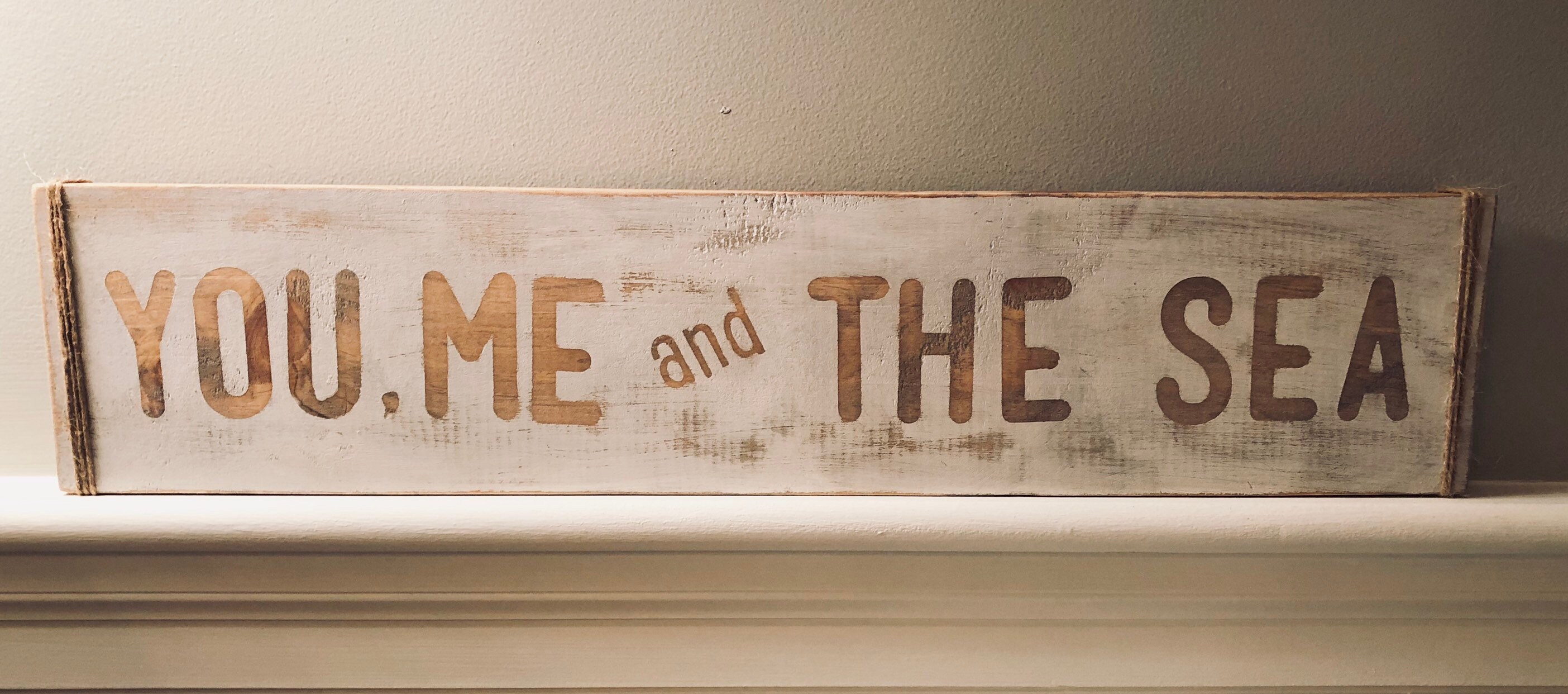 You, Me and the Sea Nautical Wood Sign - Etsy