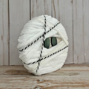 Wood Mummy Head, Wood Mummy Décor, Halloween Décor, Mummy Shelf Sitters ...