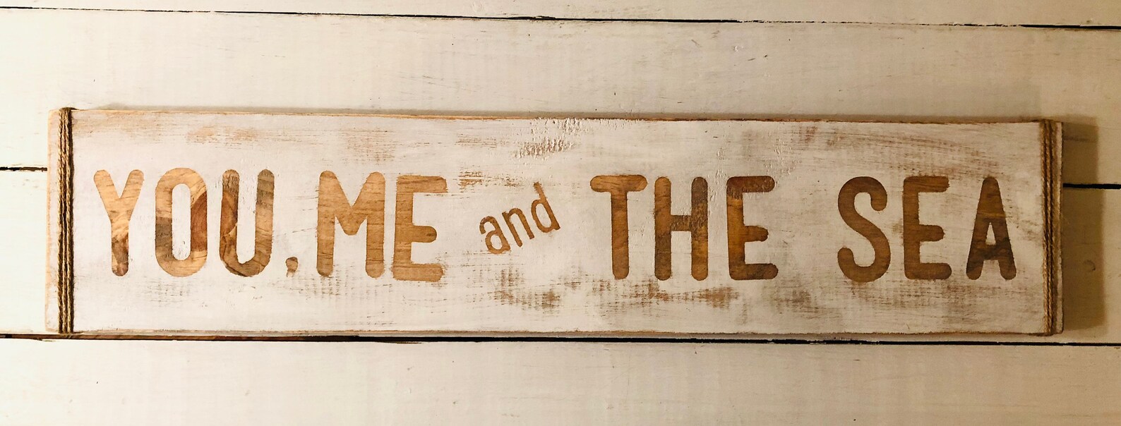 You, Me and the Sea Nautical Wood Sign - Etsy