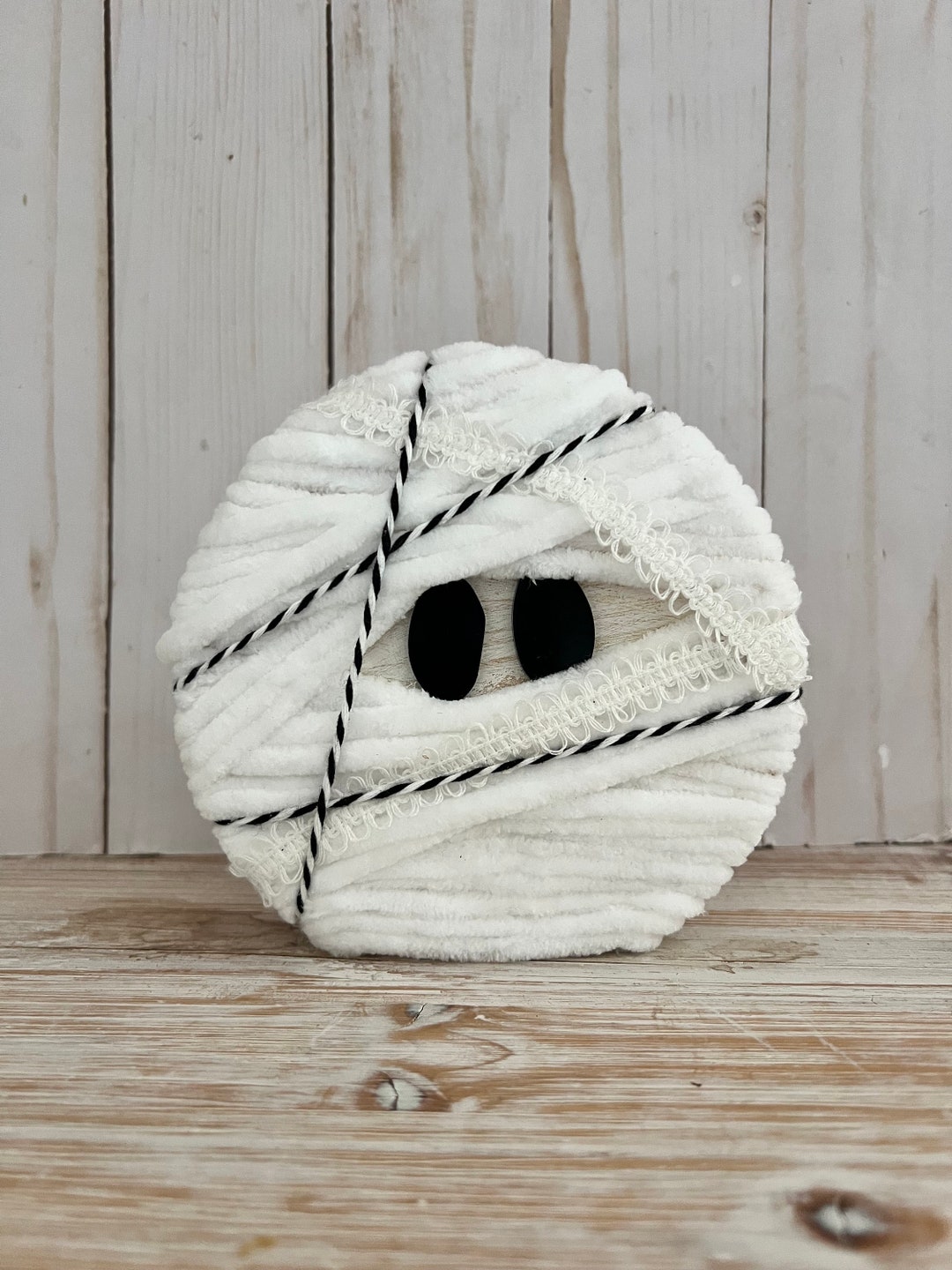 Wood Mummy Head, Wood Mummy Décor, Halloween Décor, Mummy Shelf Sitters ...