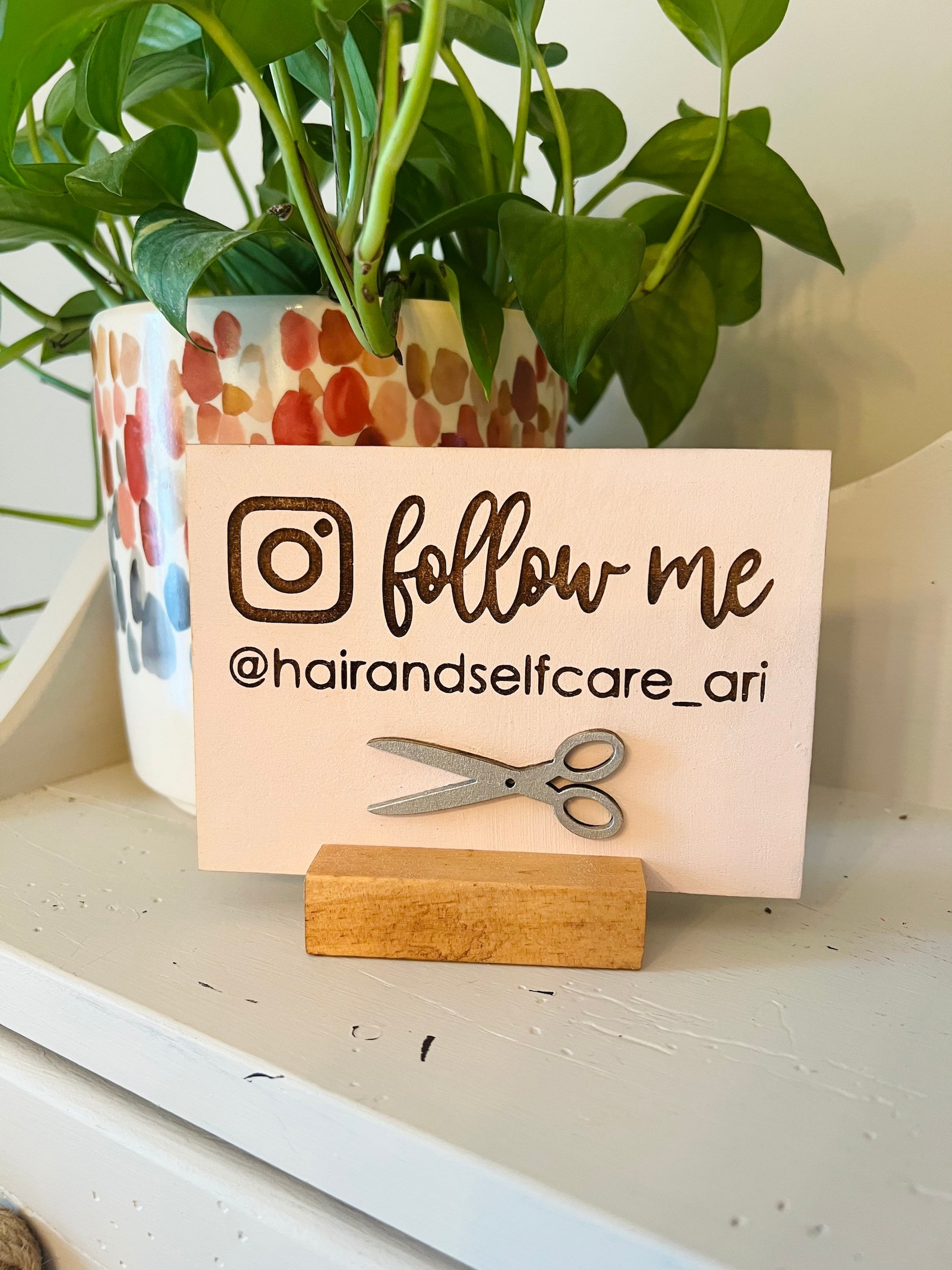 Business or Logo Desk Top Sign Personalized Sign - Etsy