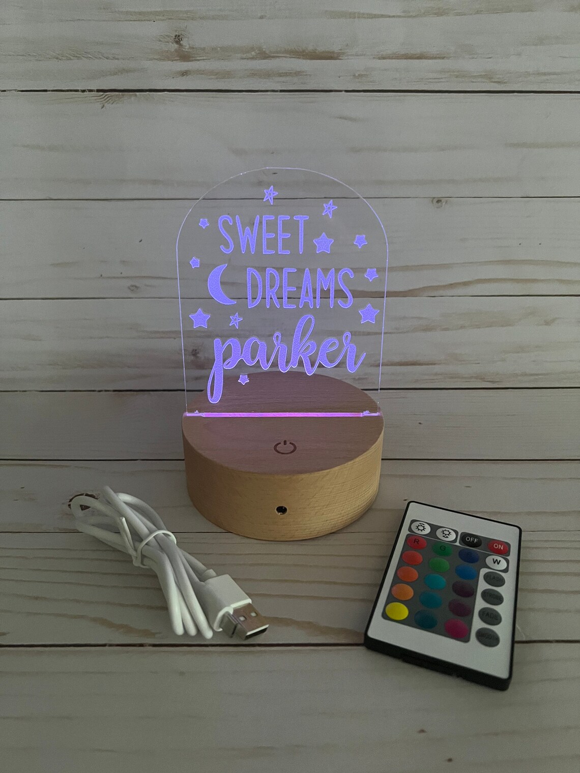 Customized LED Acrylic Night Light Light up Sign - Etsy