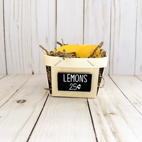 Lemon Tiered Tray Decor - Etsy
