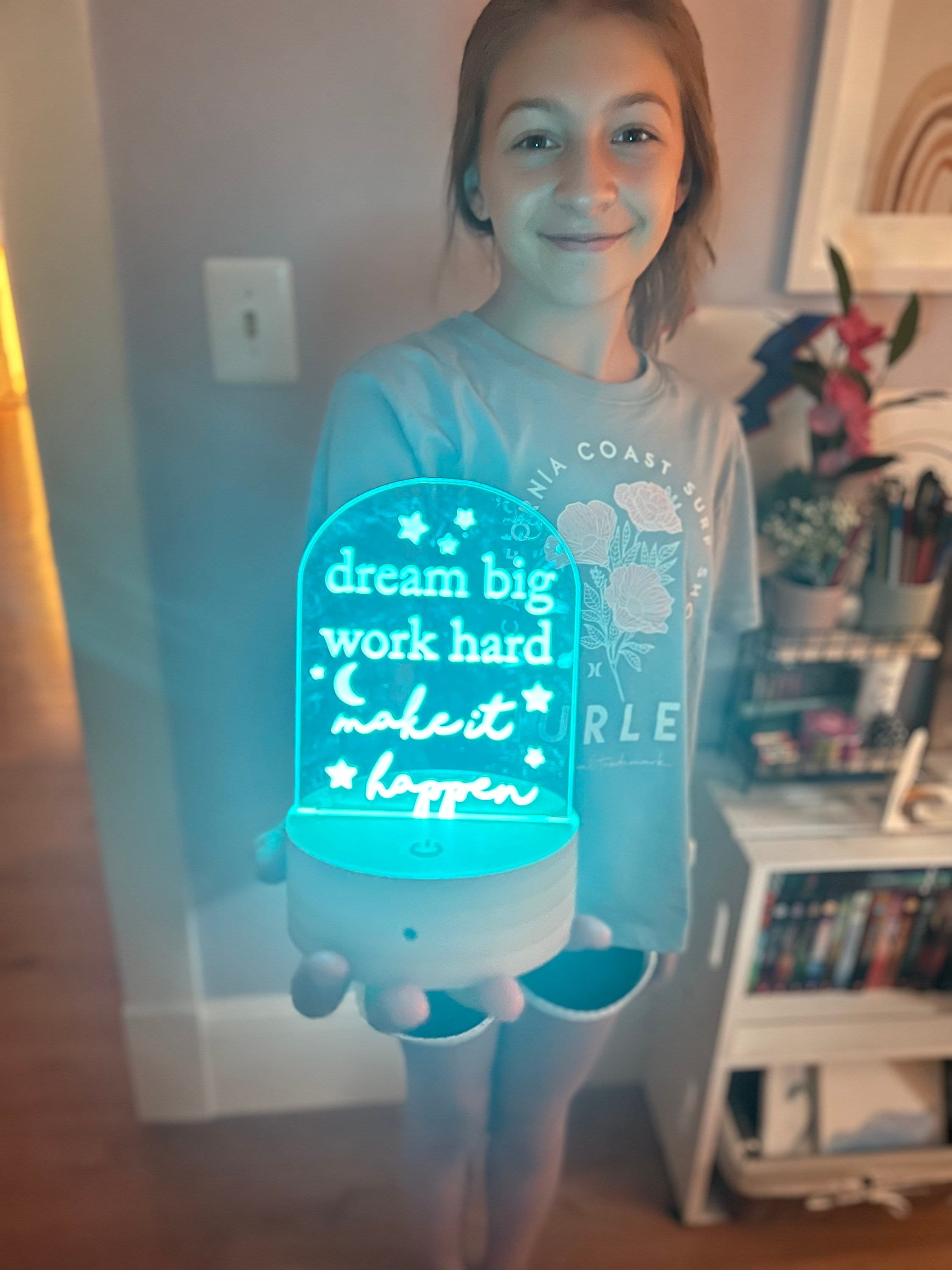 Customized LED Acrylic Night Light Light up Sign - Etsy