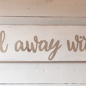 Sail Away With Me Nautical Wood Sign - Etsy