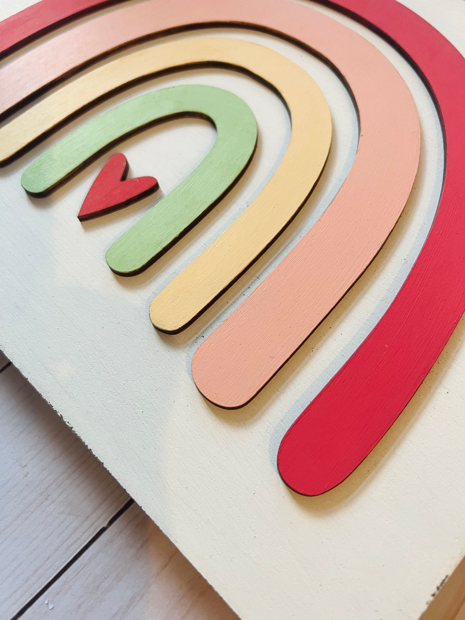 Rainbow Wood Sign, Rainbow Decor, Girls Room Decor, Kids Room Decor ...