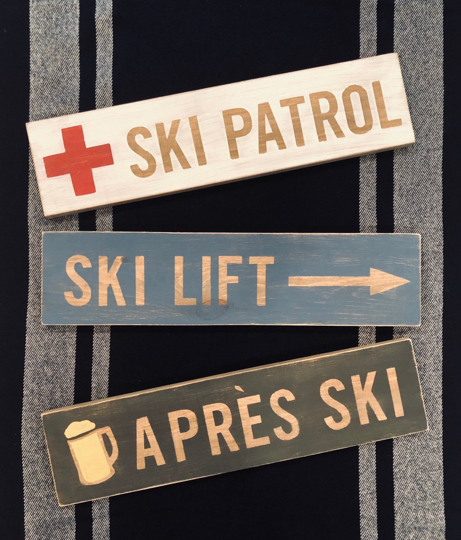 Ski Wood Signs - Etsy