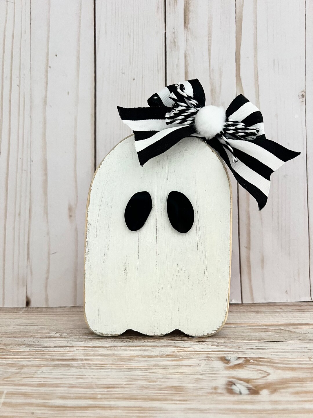 Wood Ghosts, Wood Ghost Décor, Halloween Décor, Ghost Shelf Sitters ...