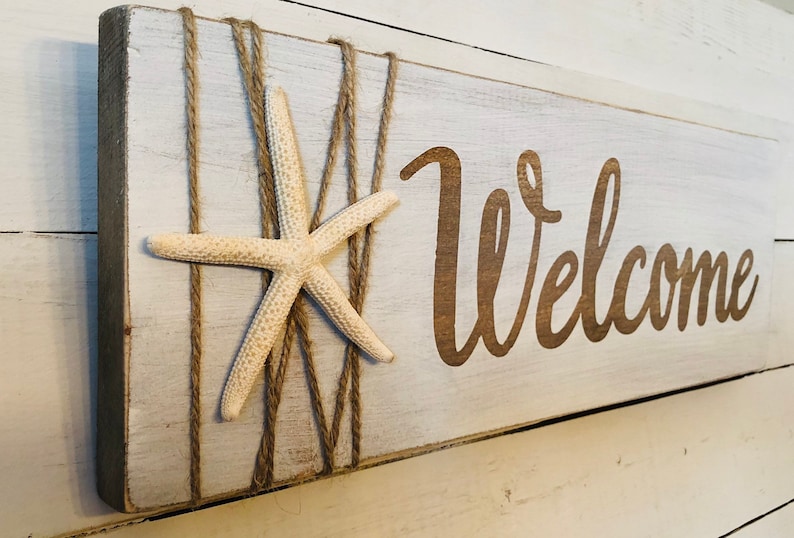 Welcome Wood Sign - Etsy