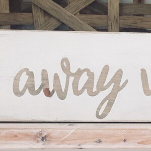 Sail Away With Me Nautical Wood Sign - Etsy