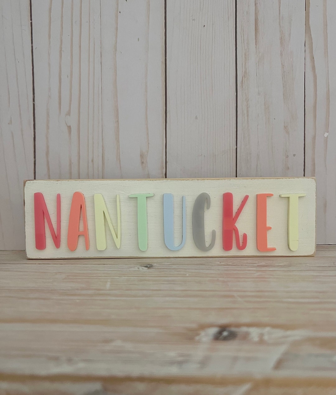 Nantucket Sign, Rainbow Sign - Etsy
