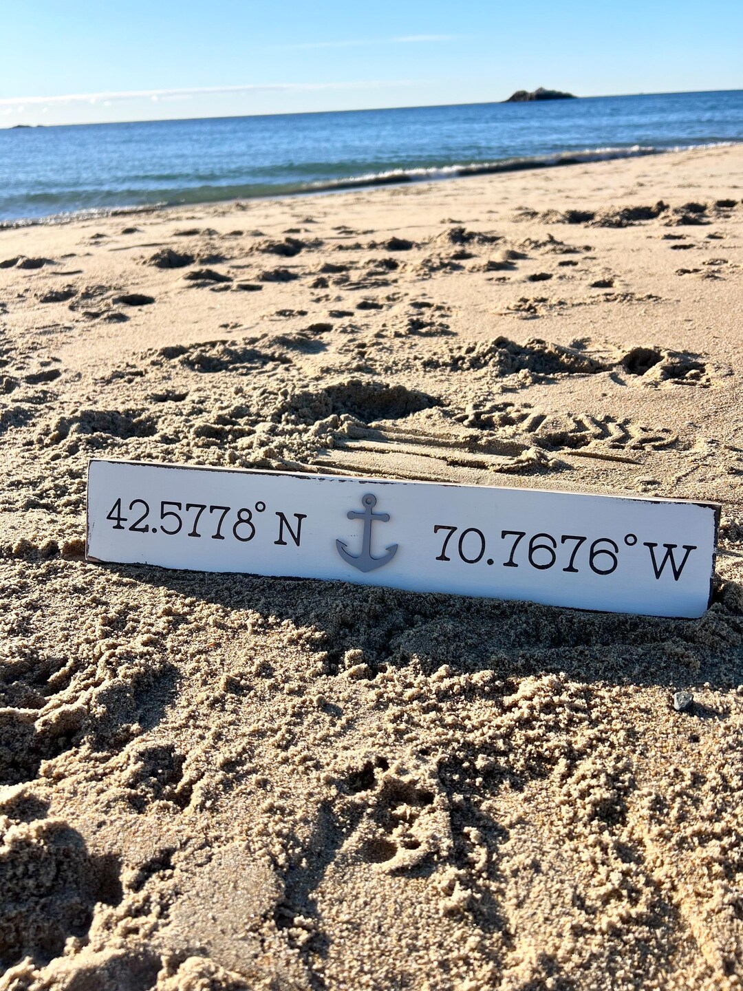 Coordinates Wood Sign - Etsy