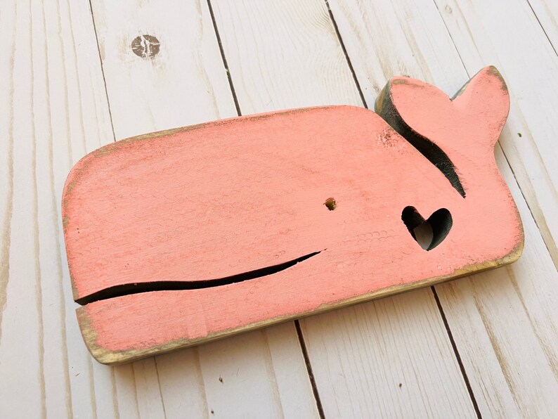 Wood Whale Hanging Sign - Etsy