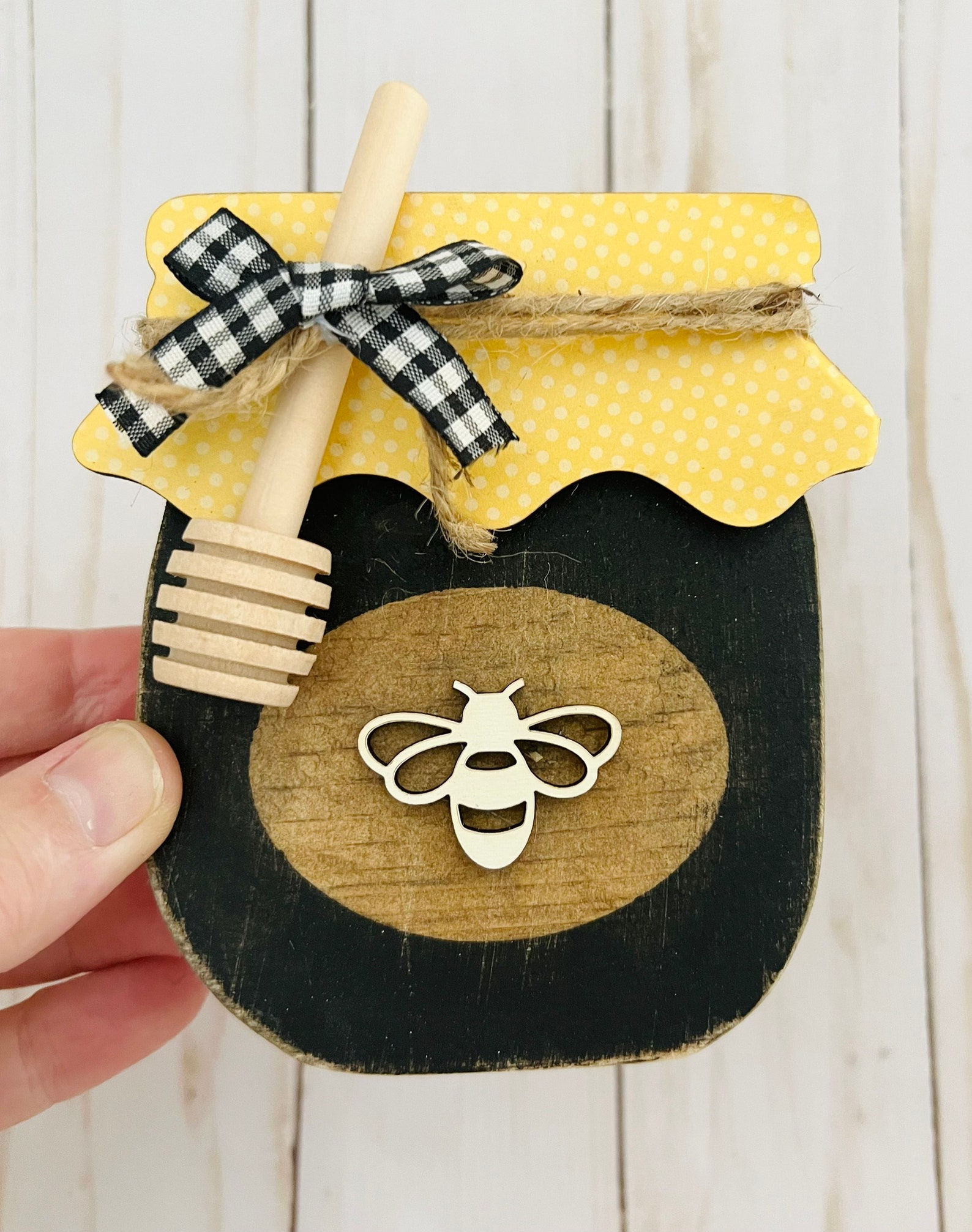 Honey Jar Tiered Tray Decor, Honey Jar Sign, Bee Decor - Etsy