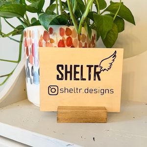 Business or Logo Desk Top Sign, Personalized Sign - Etsy