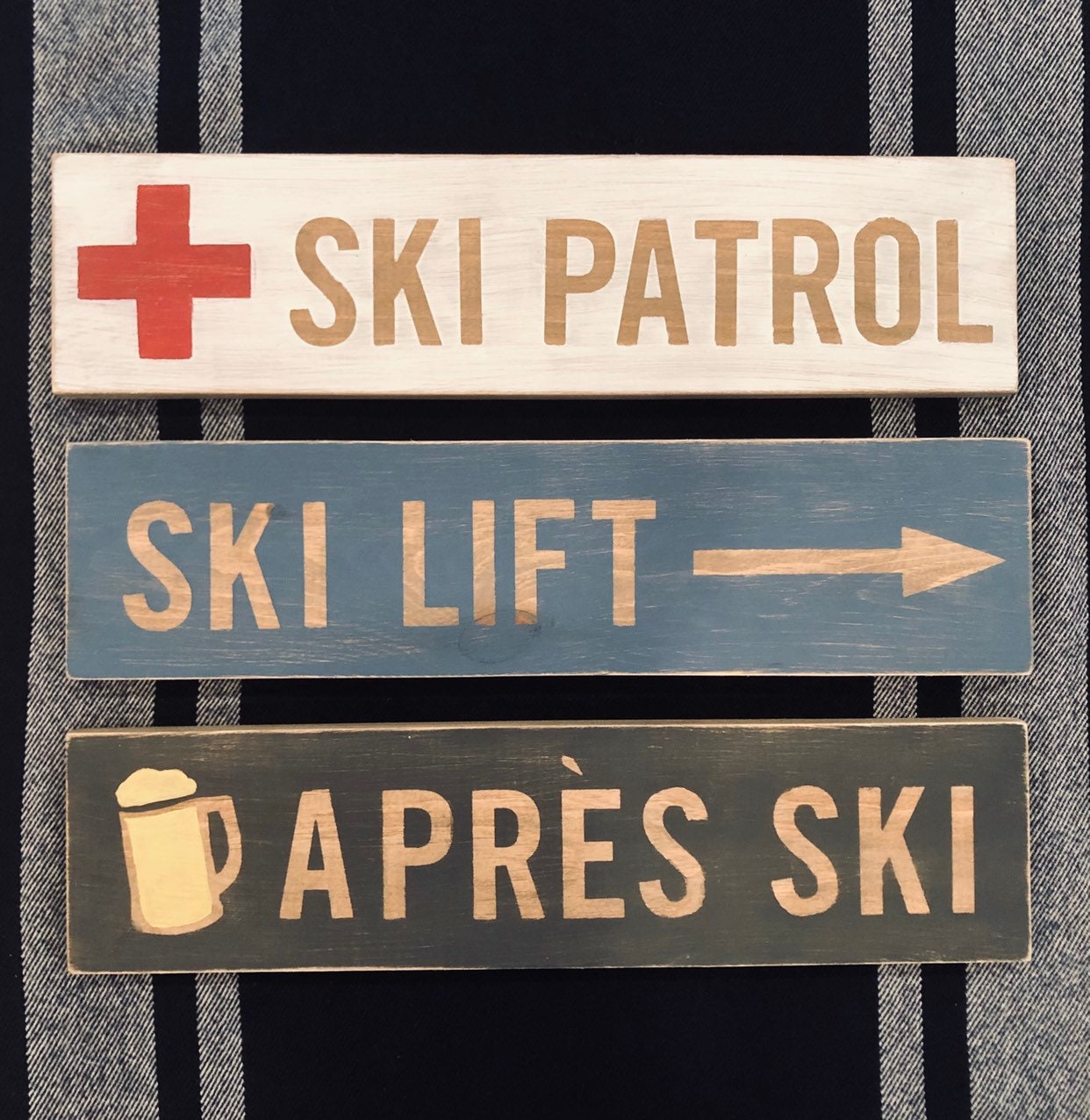 Ski Wood Signs - Etsy
