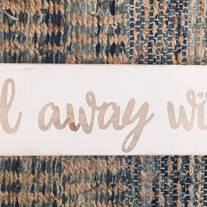 Sail Away With Me Nautical Wood Sign - Etsy