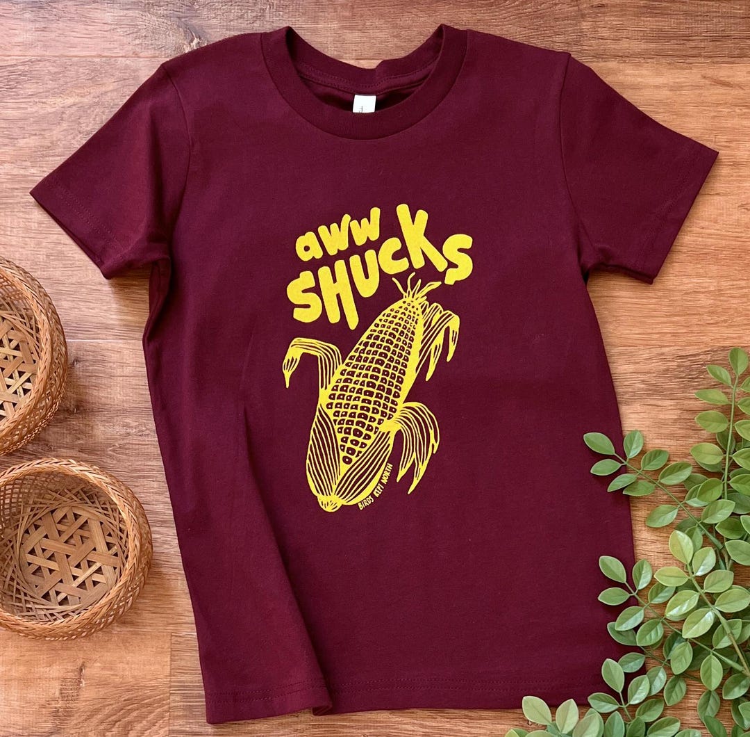 Aww Shucks Youth, Corny Shirt, Shuck Corn Shirt, Garden Humor, Funny ...