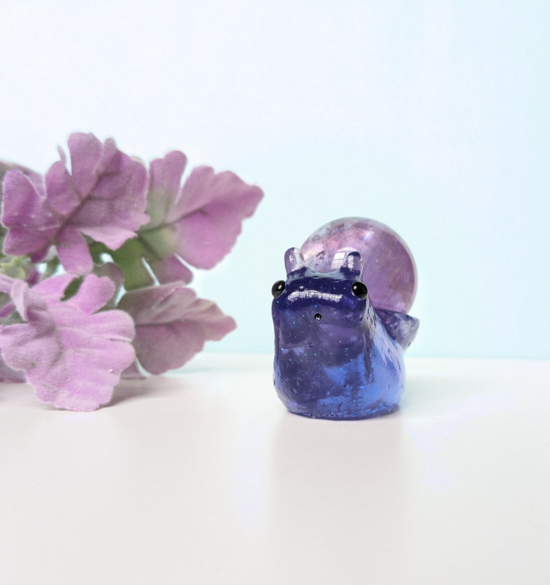 Slug Sphere Stand Cute Sphere Stand Sphere Holder Crystal - Etsy