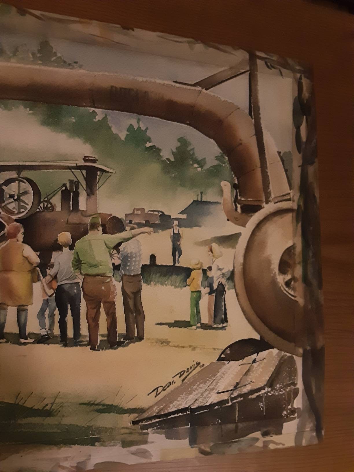 Vintage 1970s Dean Davis Print Watercolor/ Evansville | Etsy