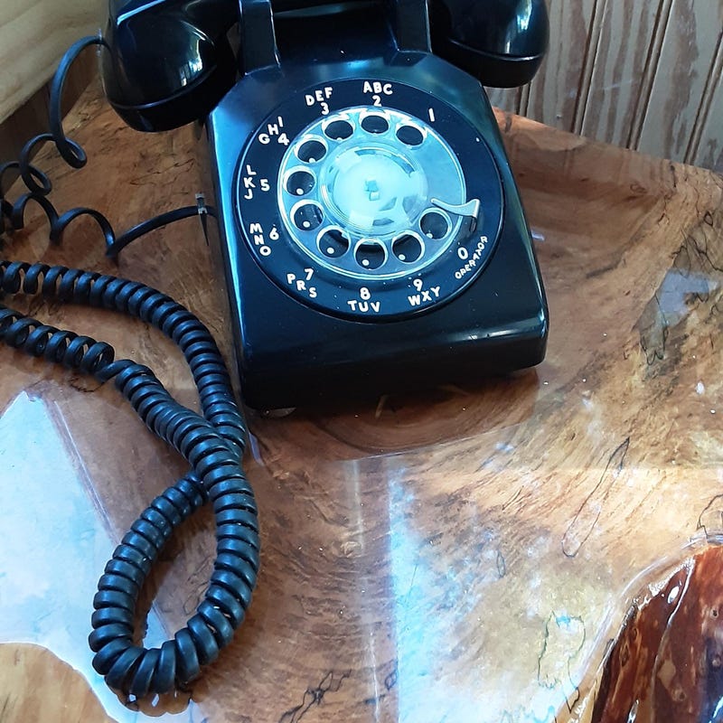 Vintage Rotary Phone - Etsy
