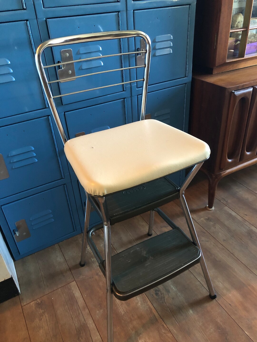 Vintage Cosco Stool/lift up Step Stool - Etsy