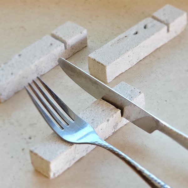 Rustic Stone End Table - Etsy
