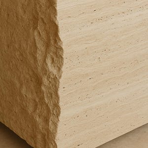 Natural Travertine Solid Stone Front Desk - Luxury Reception Console - Etsy