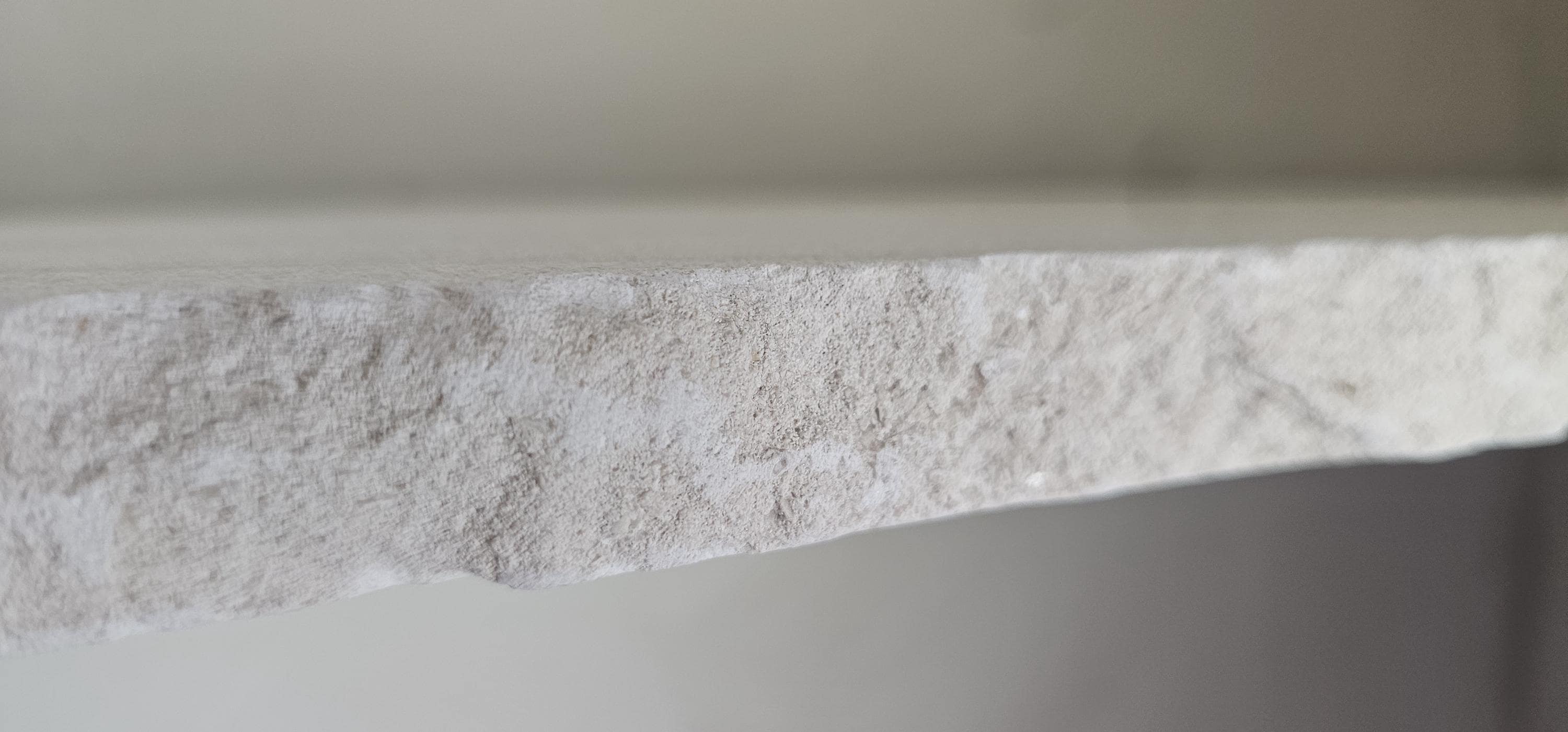 Handcrafted Limestone Floating Shelf - Chiseled Edge Travertine - Etsy
