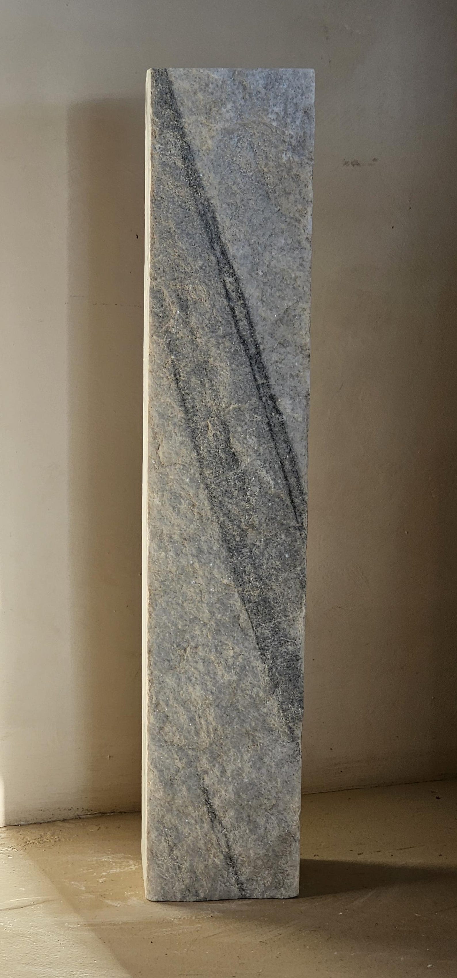 White Marble Pedestal Column - Plinth - Monolith - Etsy