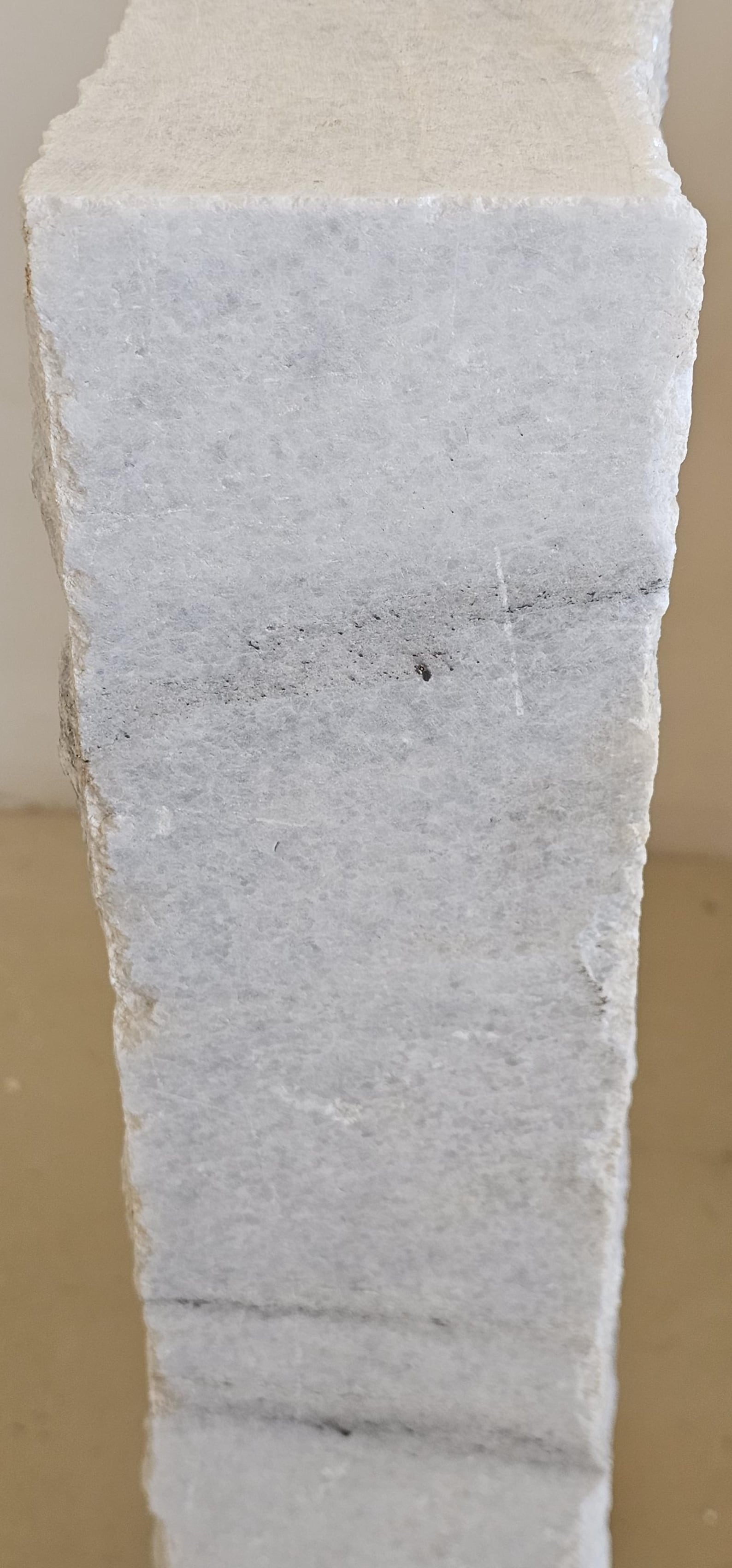 Marble Pedestal Column Raw Face - Plinth - Monolith - Sculpture Stand ...