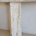 Travertine Stone Console Table With Chiseled Raw Edge - Desk - TV Stand ...