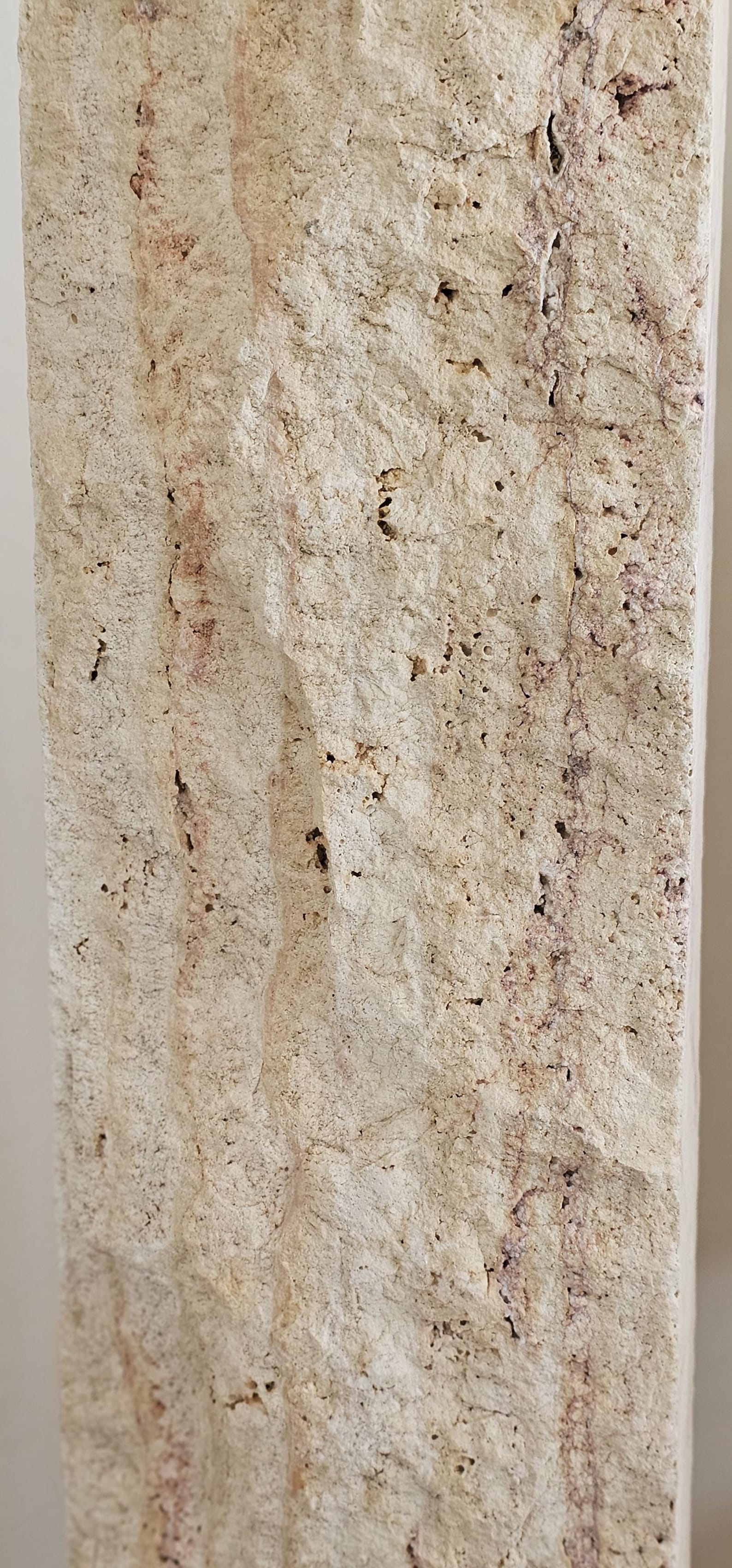 Travertine Pedestal Column - Plinth - Monolith - Solid Stone Block - Etsy